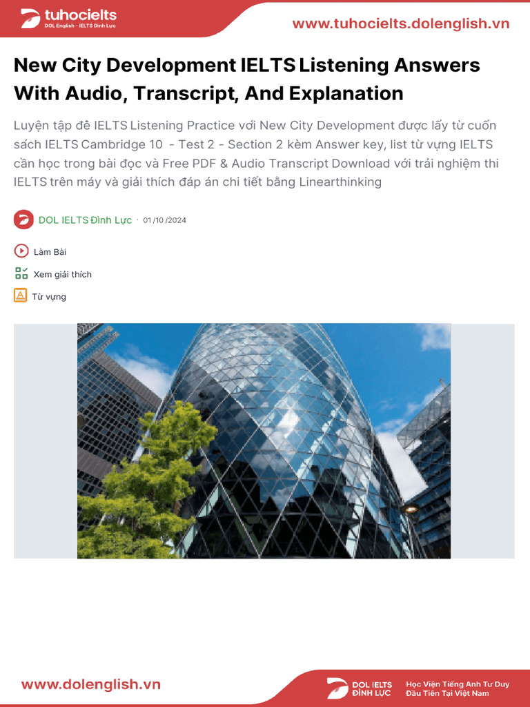 New City Developments Listening Guide | PDF