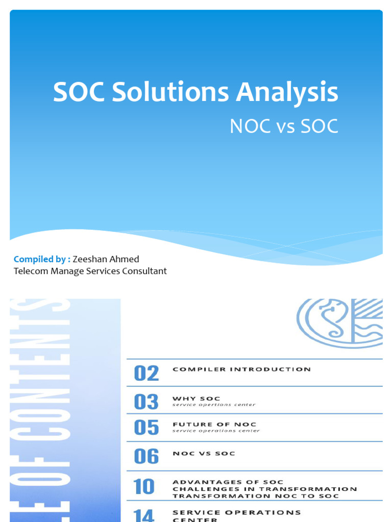 Telecom SOC Solution Analysis | PDF | System On A Chip | Analytics