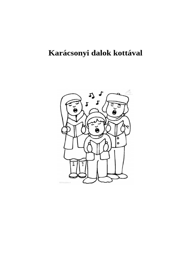 Karácsonyi Dalok Kottával Jó | PDF