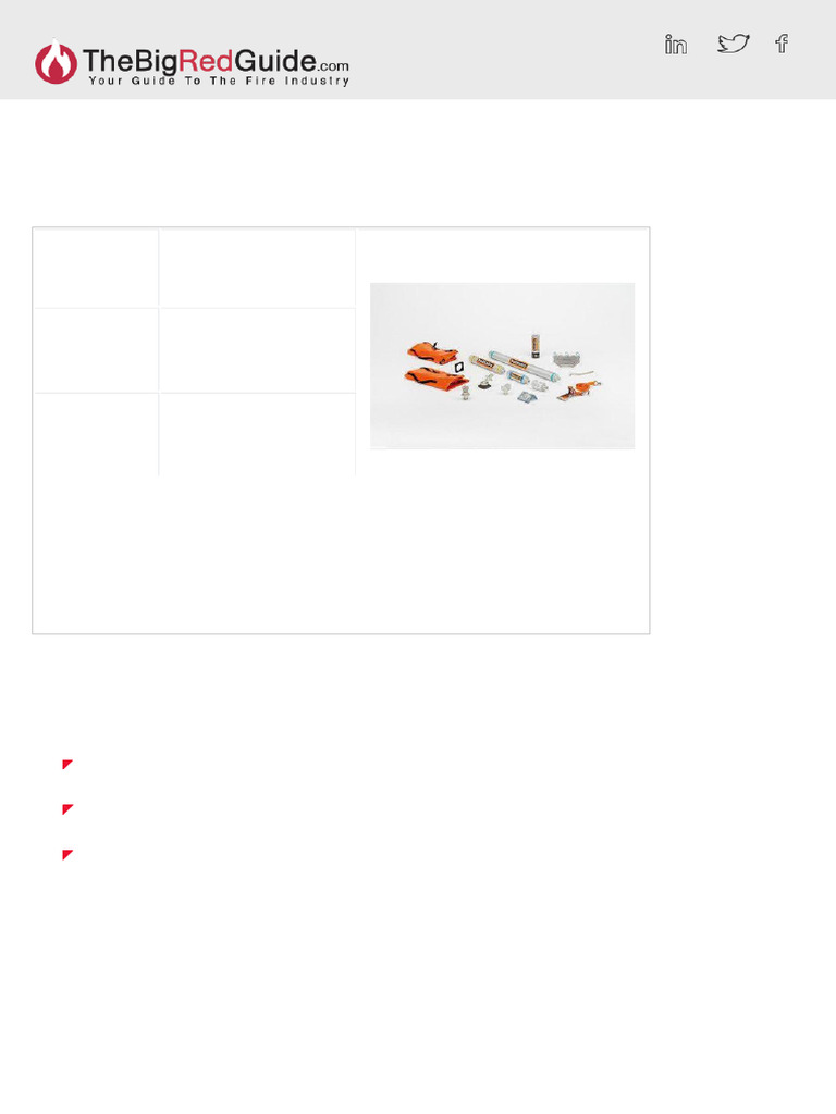 Holmatro Basic Hydraulic Shoring Set PSH 1 Rescue Rit Accessories | PDF