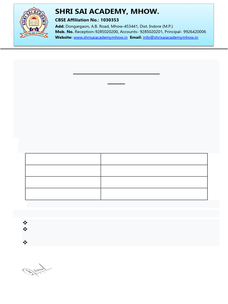 PTM Schedule for Unit Test 2 & Pre-Board | PDF