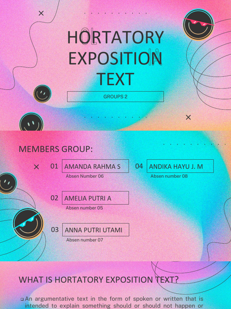 Hortatory Expostion Text 2 | PDF | Cognition