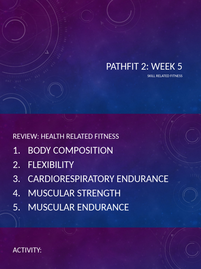 PATHFIT-2-WEEK-5 | PDF