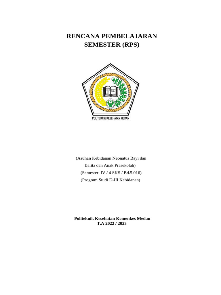 RPS Neonatus 2022-2023 Kelas A New | PDF