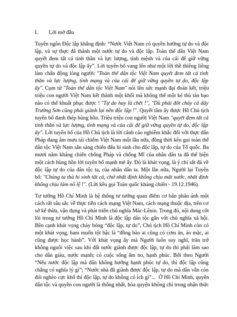 Bài Tập Lớn Tthcm | PDF