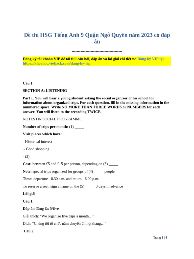 de-thi-hsg-tieng-anh-9-quan-ngo-quyen-nam-2023-co-dap-an_2025_01_04 | PDF