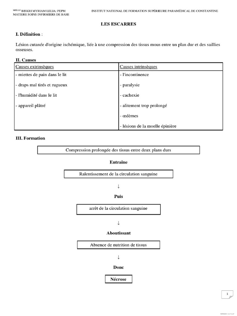 Les Escarres | PDF
