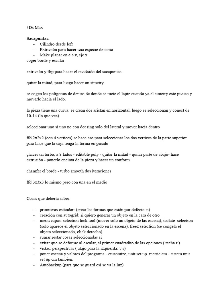 3Ds Max | PDF | Gráficos de computadora | Gráficos