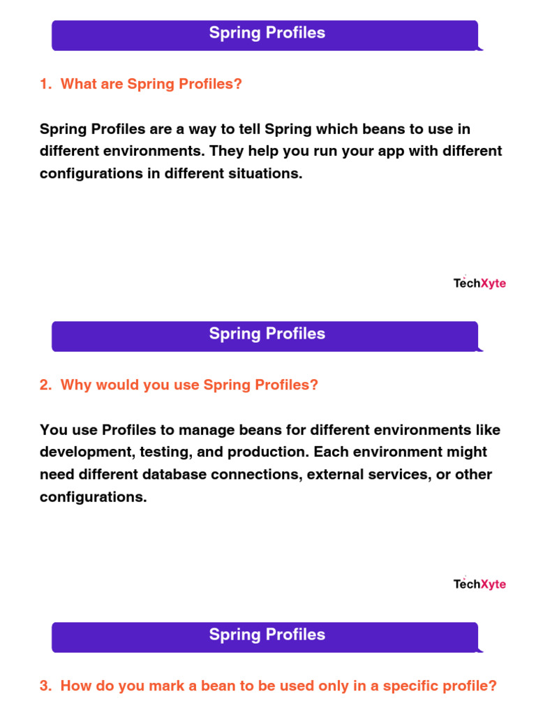 12. Spring Profiles | PDF | Computing | Computer Programming