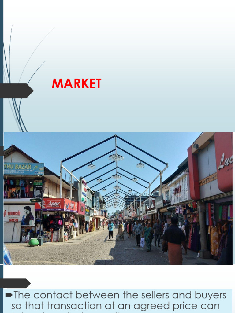 MARKET | PDF | Market (Economics) | Sales