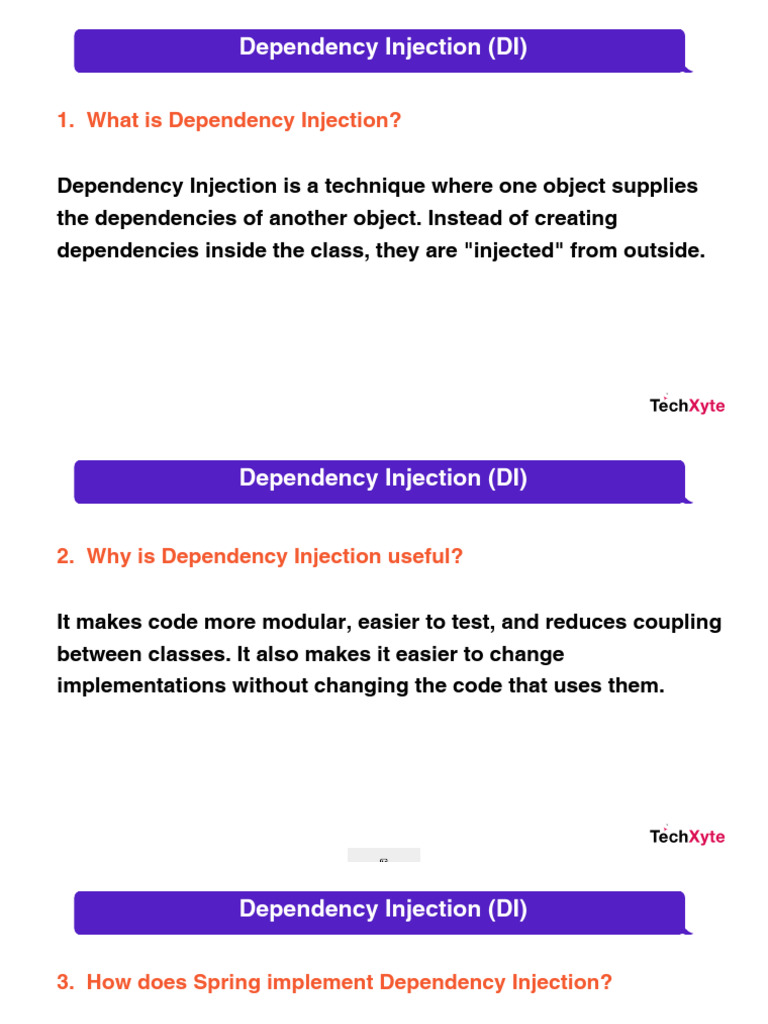 Dependency Injection (DI) | PDF | Software Design | Object Oriented ...