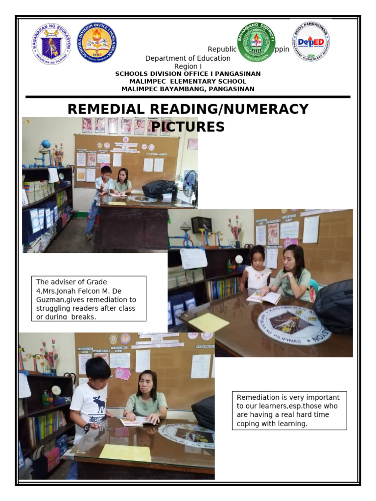 Grade 4 Remedial Reading Program | PDF