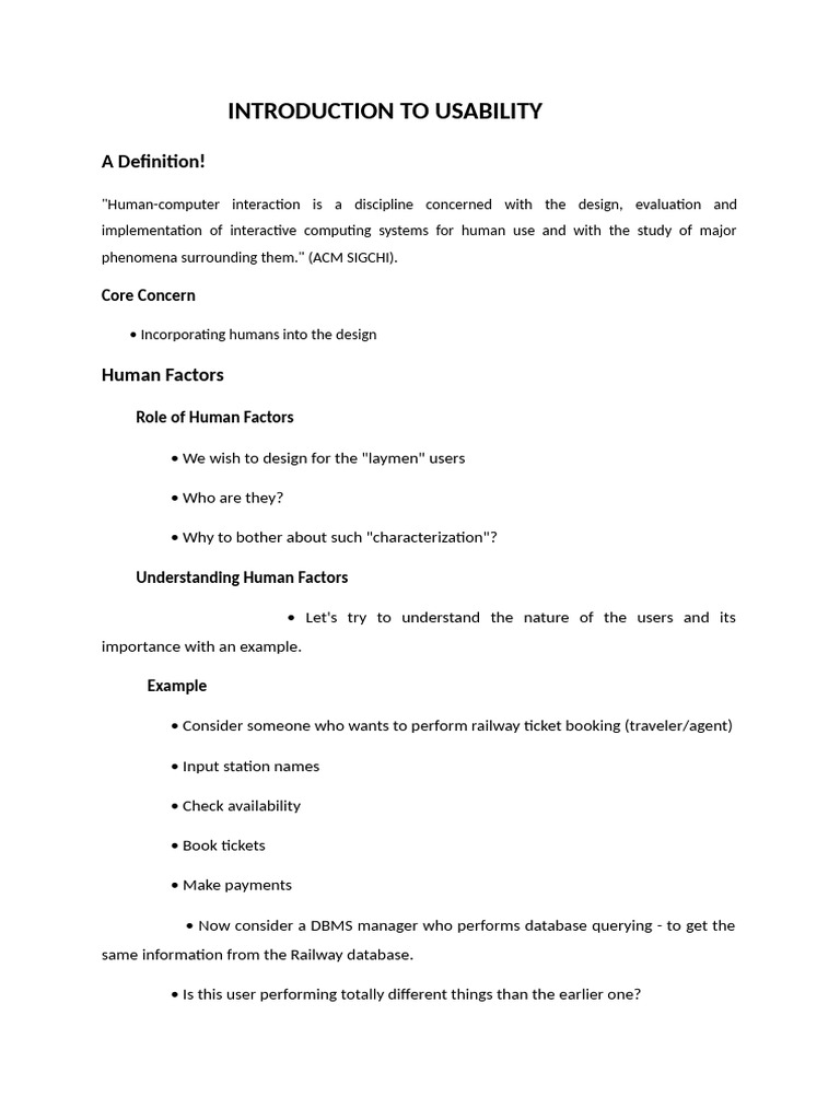 Nptel-Introduction To Usability | PDF | Usability | Databases