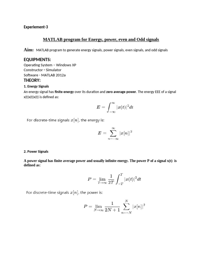 Experiment 3 1 | PDF