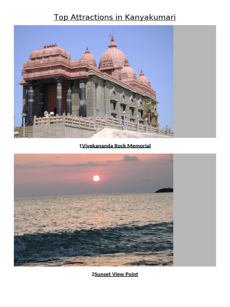 Kanyakumari | PDF
