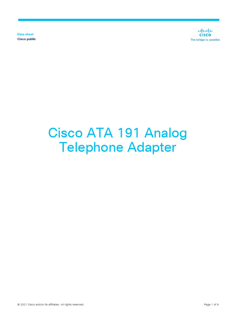 datasheet-c78-739907 | PDF | Telephone | Session Initiation Protocol