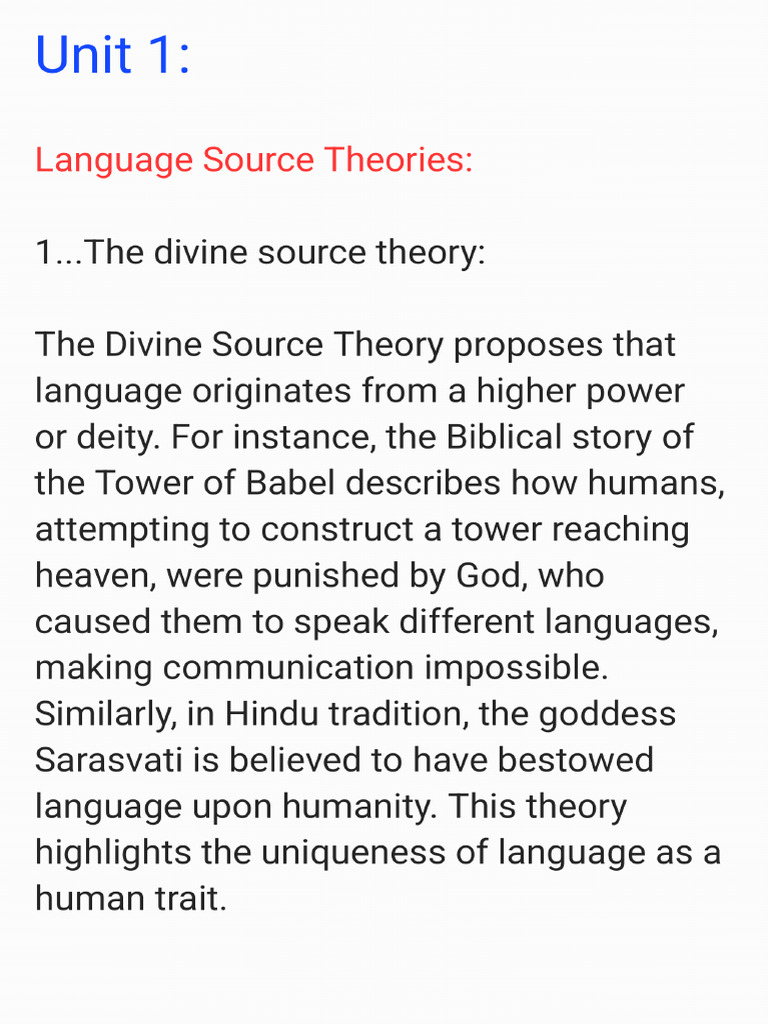 Unit 1 Linguistics Pdf