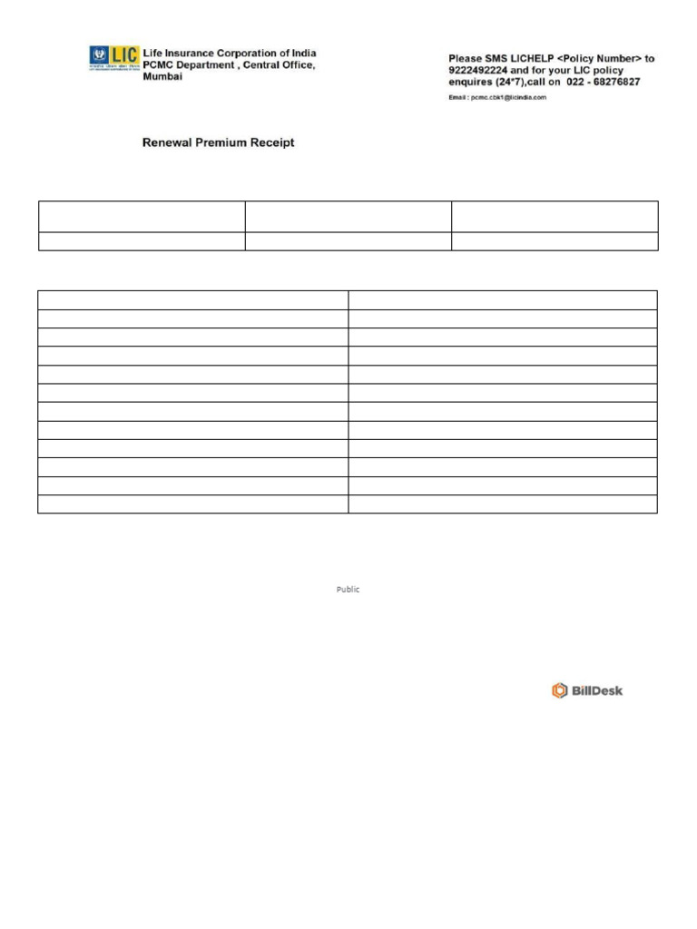 Policy Details: GST No:29AAACL0582H2ZH | PDF