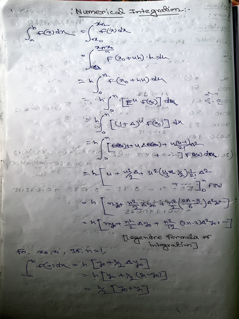 Numerical Integration | PDF