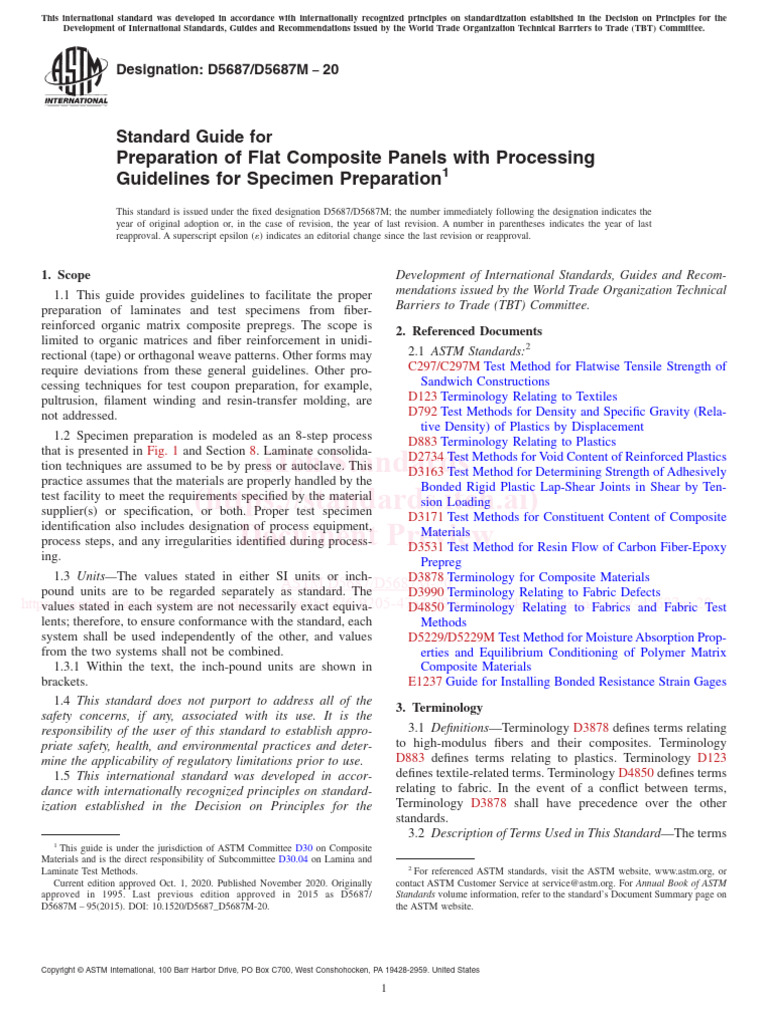 Astm D5687 D5687M 20 | PDF | Composite Material | Soldering
