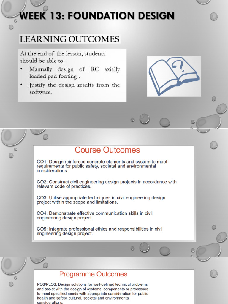 Week 12 - 13 Foundation | PDF