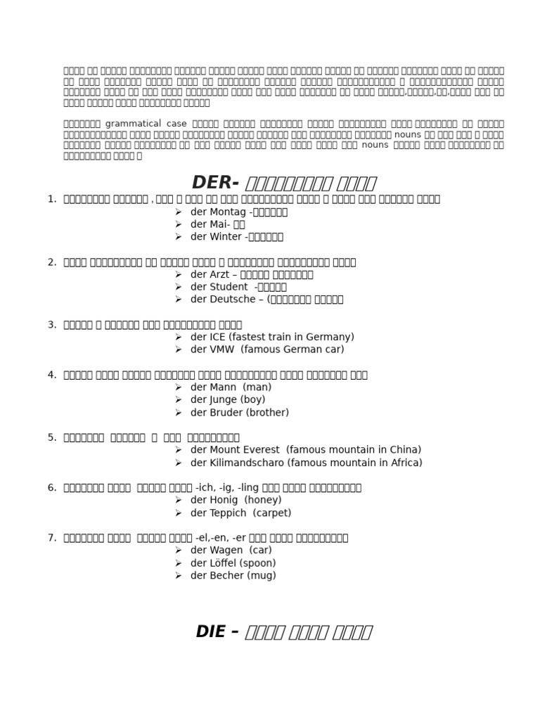 German A1 | PDF
