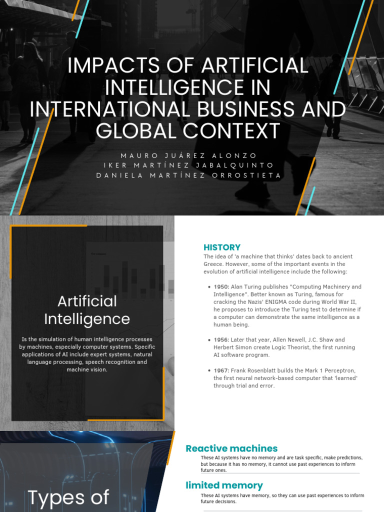 impacts of artificial intelligence in internacional business and global context | PDF ...
