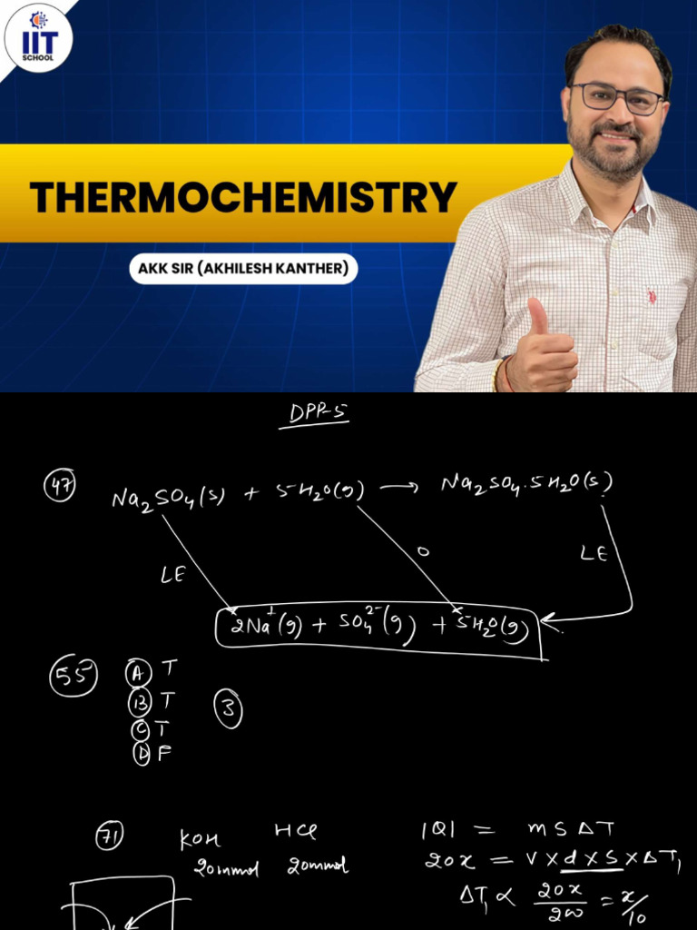 Thermochemistry - L-06 (Class Notes) - Resonance Energy | PDF