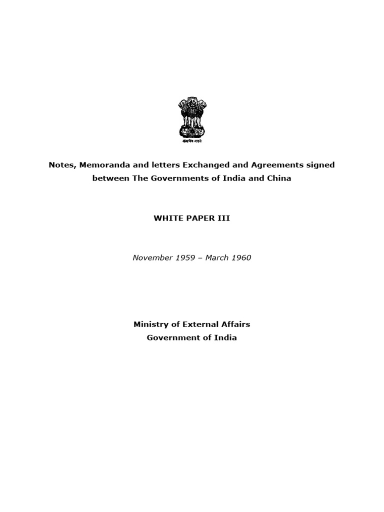 nehru letters to chau en lai | PDF | Prisoner Of War