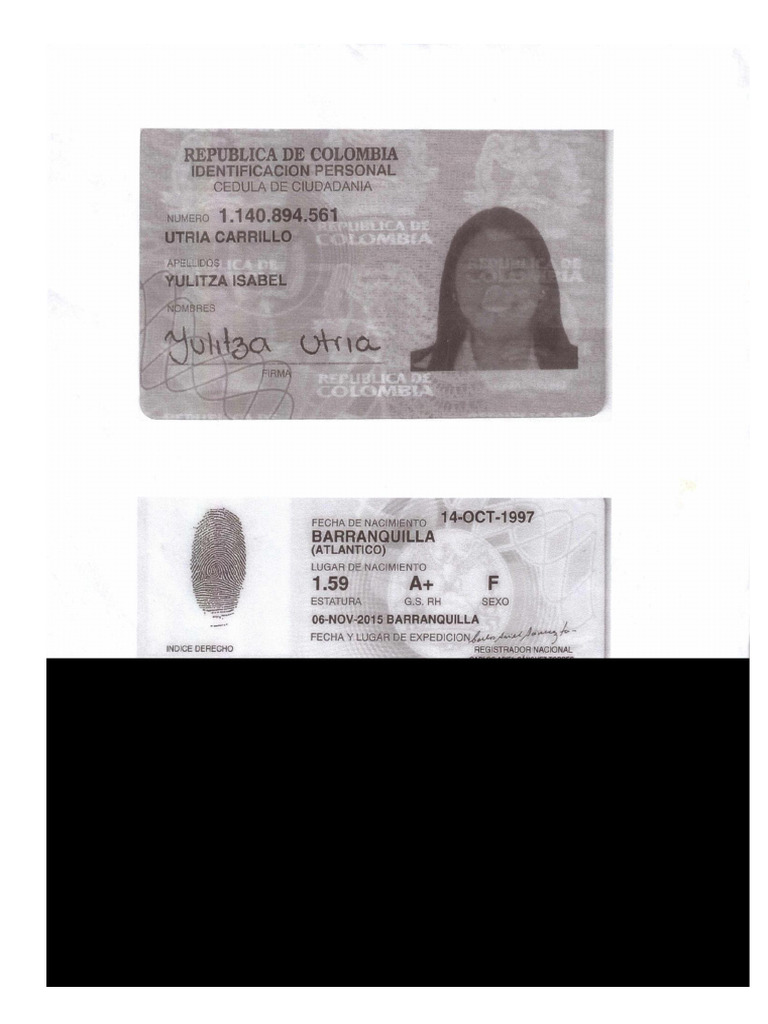 CEDULA YULITZA | PDF