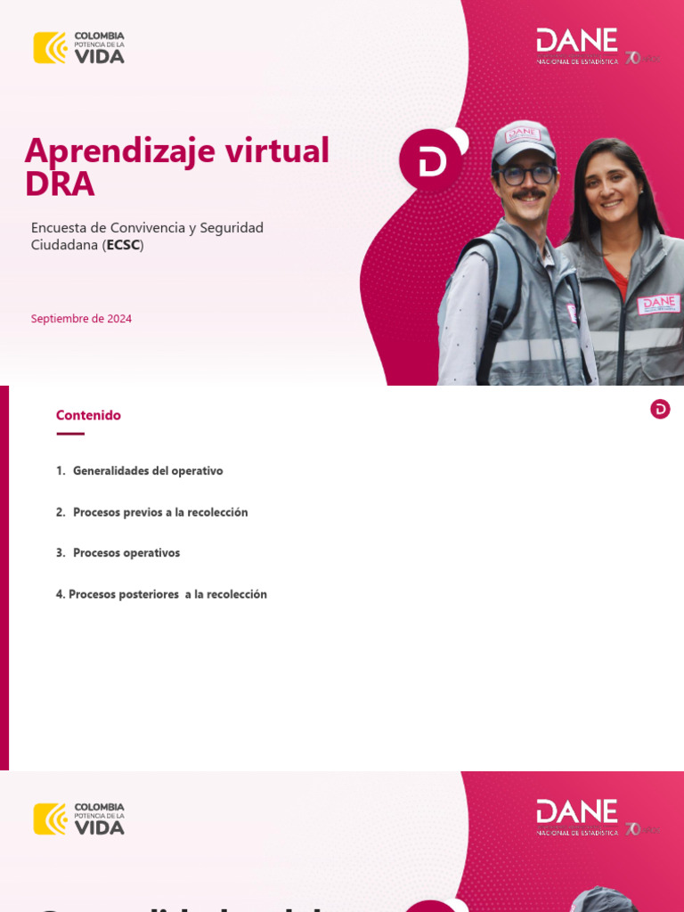 ECSC - Aprendizaje Aplicacion - DRA 2024 | PDF | Metodología de encuesta | Información