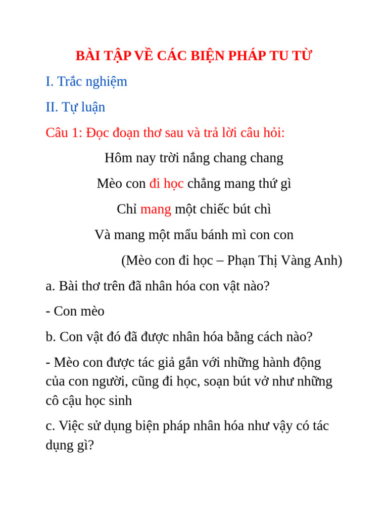 Bài tập BPTT | PDF