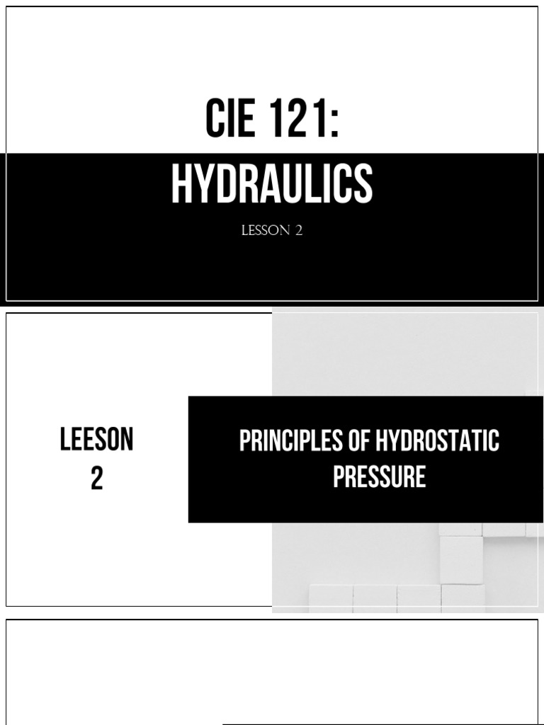CIE-121-Lesson-2 | PDF | Pressure | Pressure Measurement