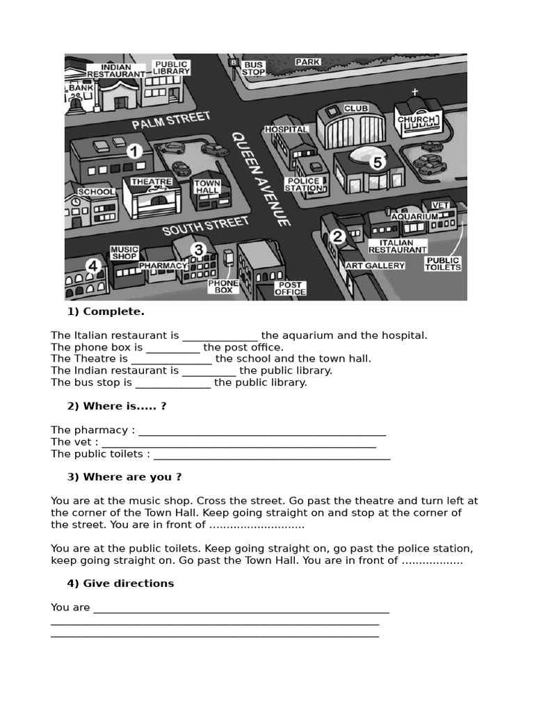 Directions Grammar Drills - 115852 | PDF