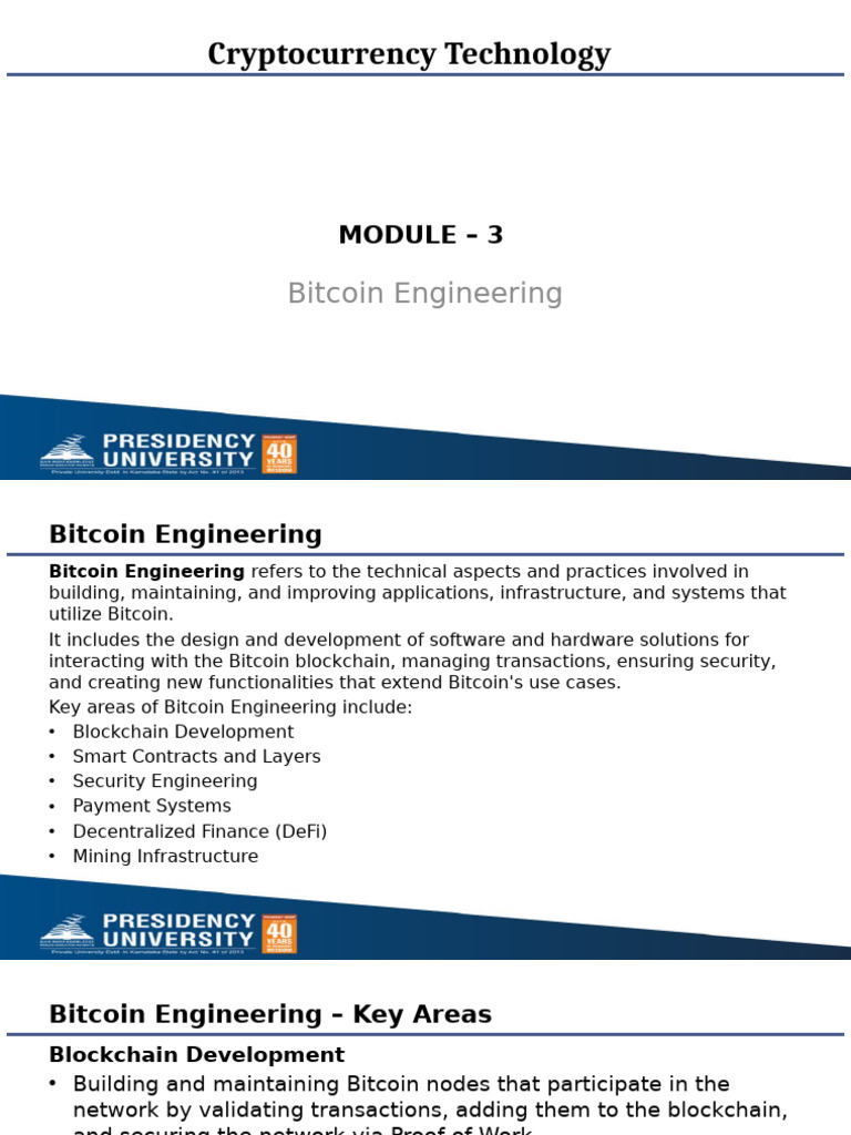 Crypto Mod 3 | PDF | Bitcoin | Security