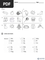 Oxford Phonics World 3 Final Test | PDF