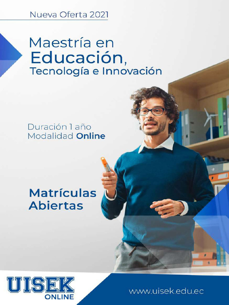 Malla Brochure Maestria 2021 Educacion Online | PDF | Maestros ...