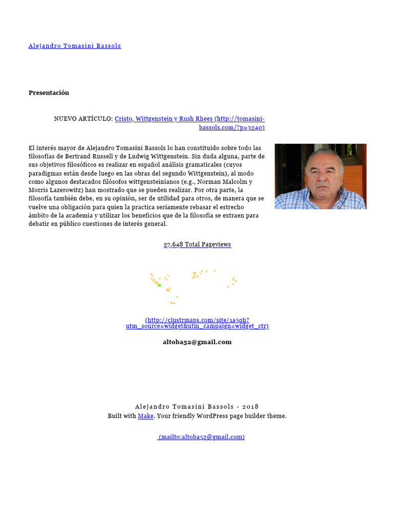 Alejandro Tomasini Bassols | PDF