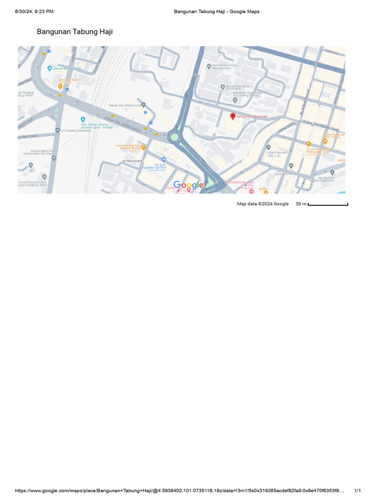 Bangunan Tabung Haji - Google Maps | PDF