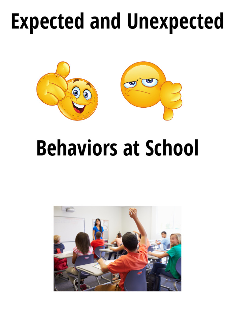 Expected and Unexpected Social Story | PDF