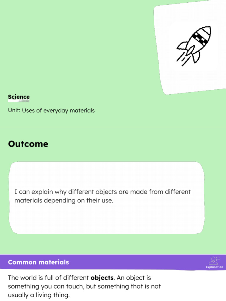 Lesson Materials and Their Uses | PDF