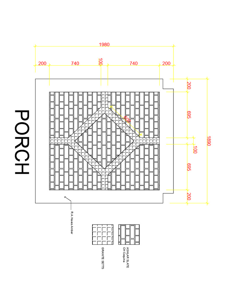 Porch Bomanite Pattern Labeled 1 | PDF