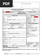 Joint Inspection Report Format | PDF | Mechanical Engineering | Nature