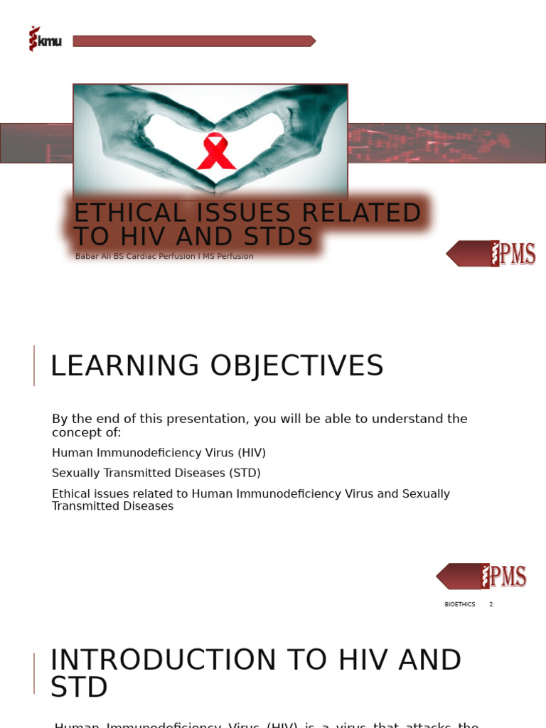 Ethical Issues Related To HIV and STDs | PDF | Sexually Transmitted Infection | Clinical Medicine