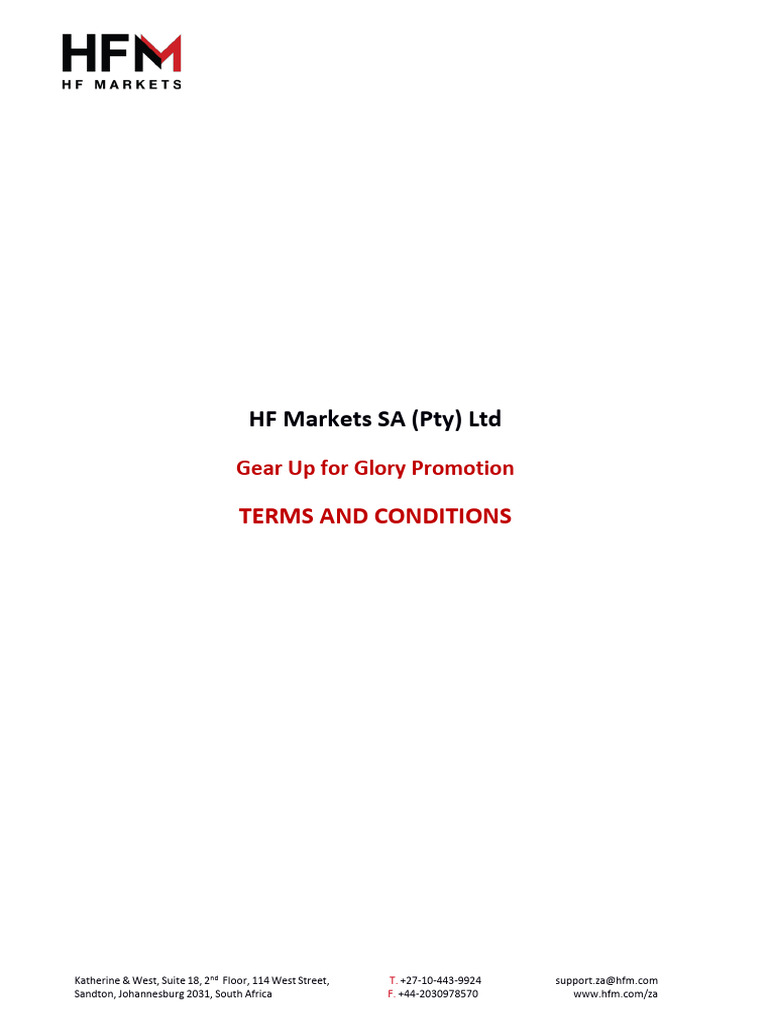 load_terms HFM TERMS | PDF | Contractual Term | Contract For Difference