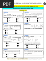 CHAPTERWISE - ALL 250 PYQs of JEE Mains JAN 2025 | PDF | Abstract Algebra | Linear Algebra