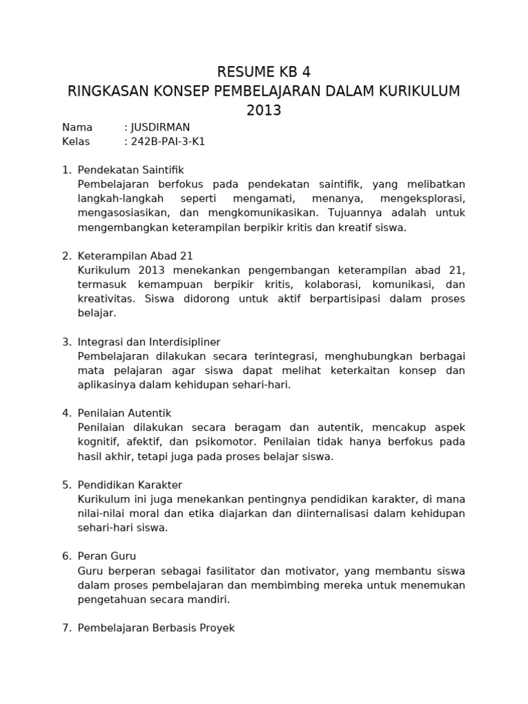 RESUME KB 4 oke | PDF