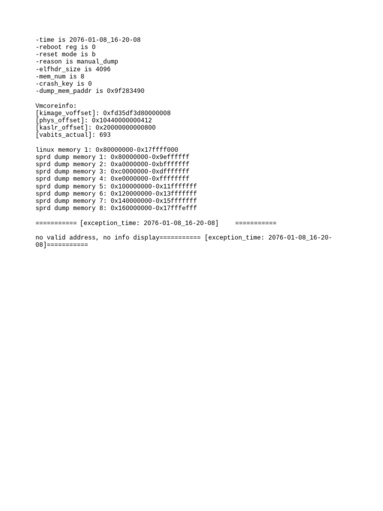Linux Memory Dump Analysis 2076 | PDF