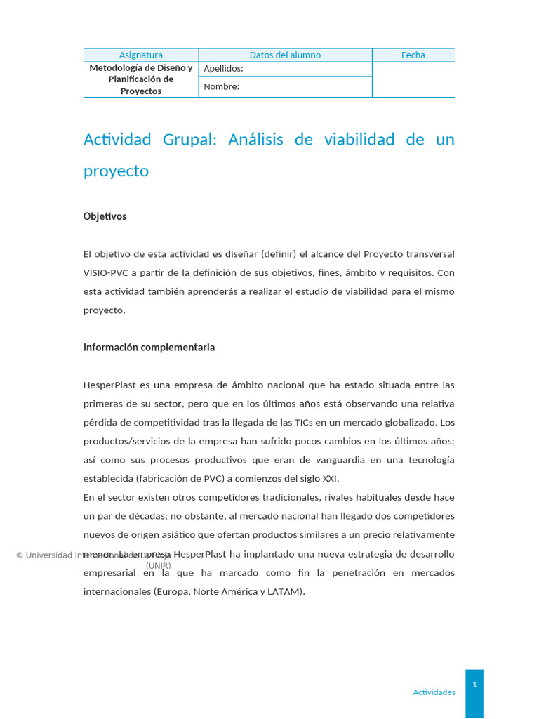 MDPP Actividad 2 v2 DGP CGM | PDF | Análisis FODA | Investigación de mercado