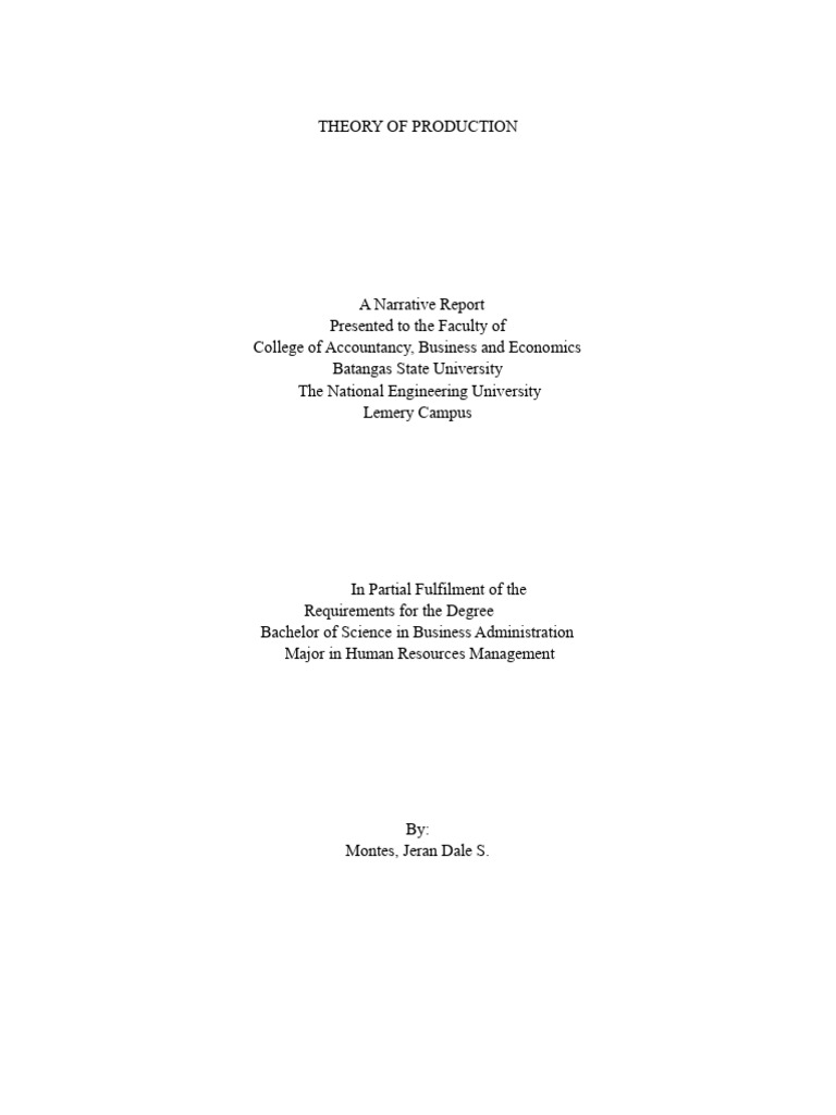 Jeran Narrative Report Bmicro (1) | PDF | Profit (Economics ...